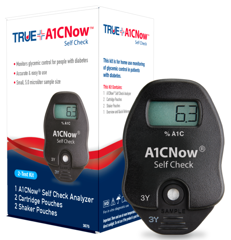 TRUE+A1CNow Self Check test system - Trividia Health