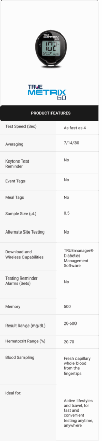 TRUE METRIX GO - Trividia Health